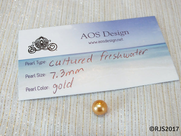 Pick A Pearl Oyster Freshwater Cultured Loose Pearl Round Gold for Pea ...